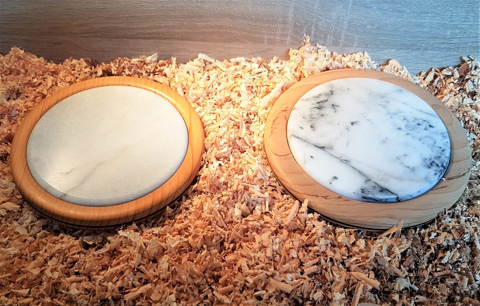 Dessous de plat en marbre - Menuiserie Pichot - Sarthe (72)